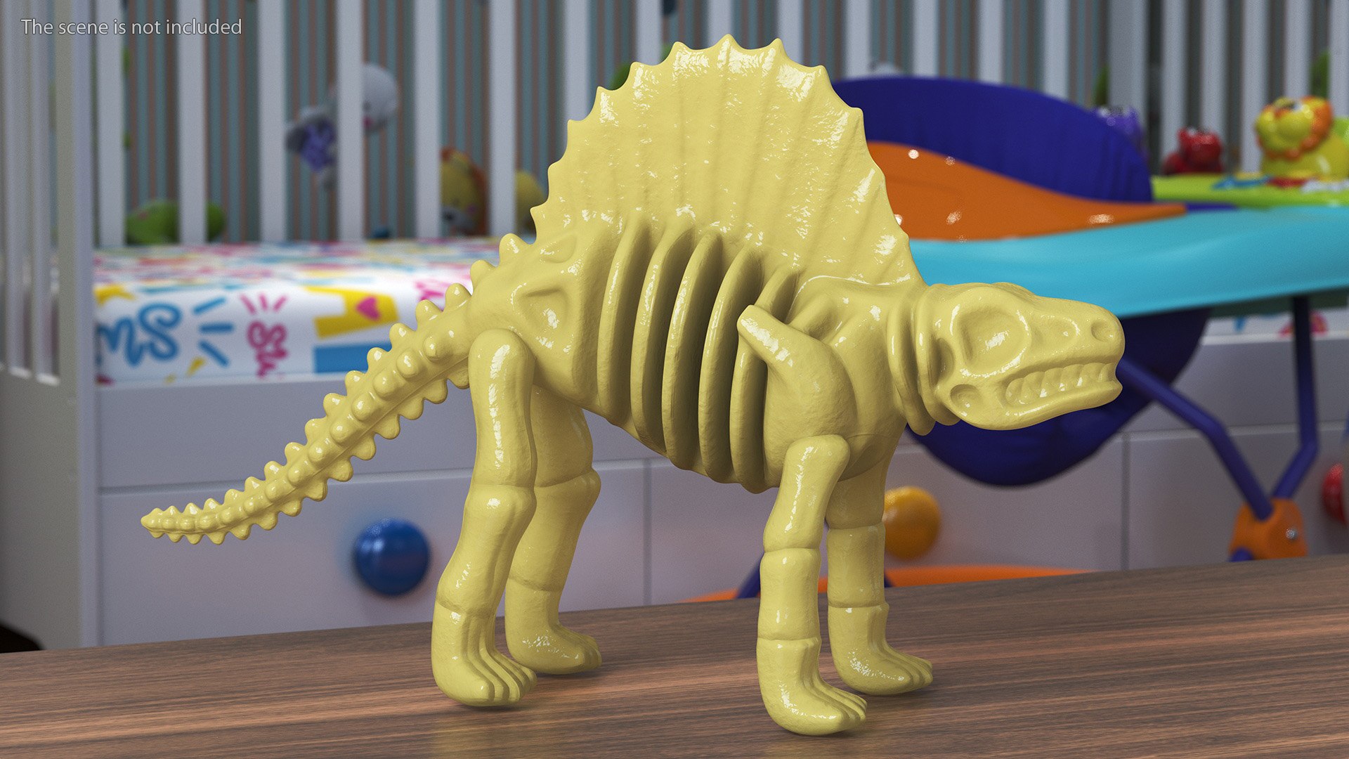Dimetrodon Dinosaur Skeleton Toy 3D Model - TurboSquid 2177364