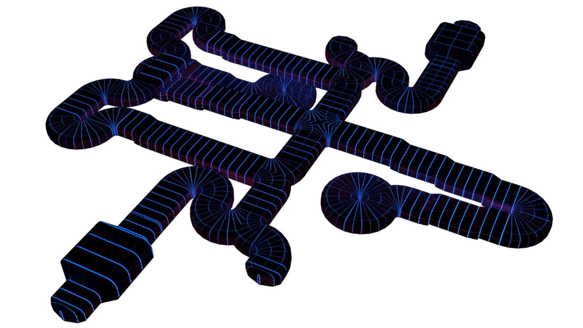 Scifi Modular Level Sci Fi 3d Model