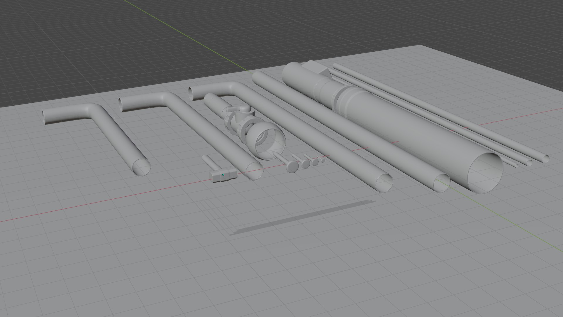 PVC Pipe Pack Model - TurboSquid 1880667