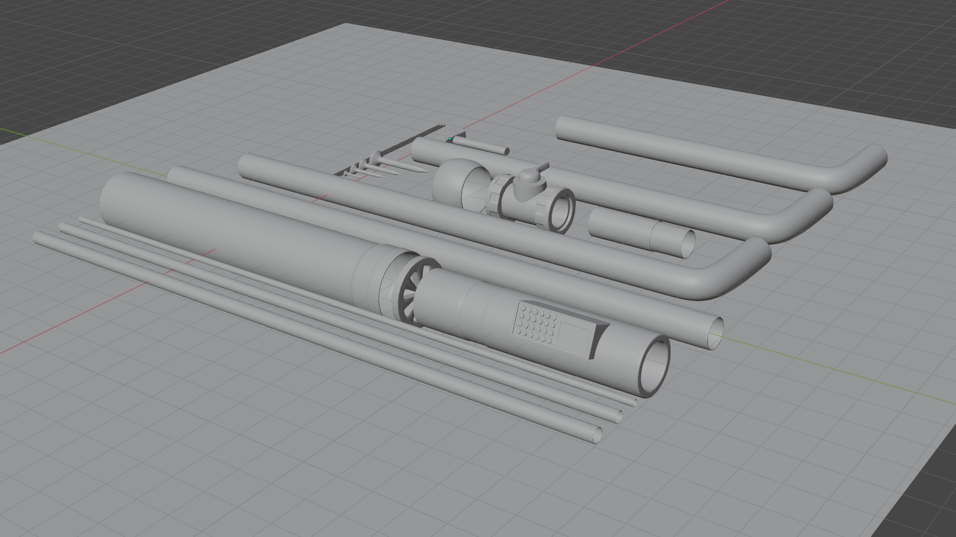 PVC Pipe pack model - TurboSquid 1880667