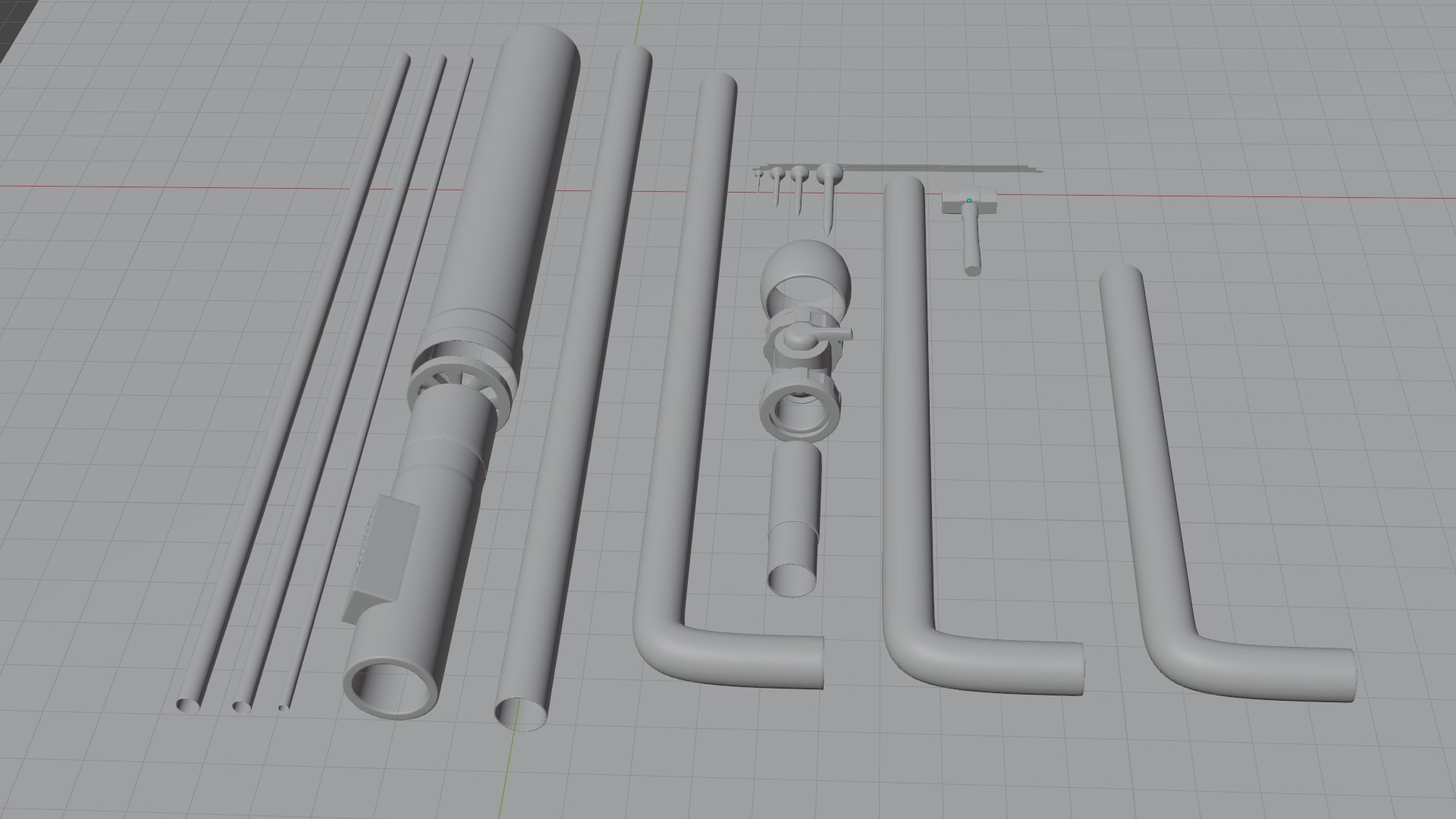 PVC Pipe Pack Model - TurboSquid 1880667