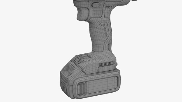 Cordless Impact Wrench 3D model - TurboSquid 1756488