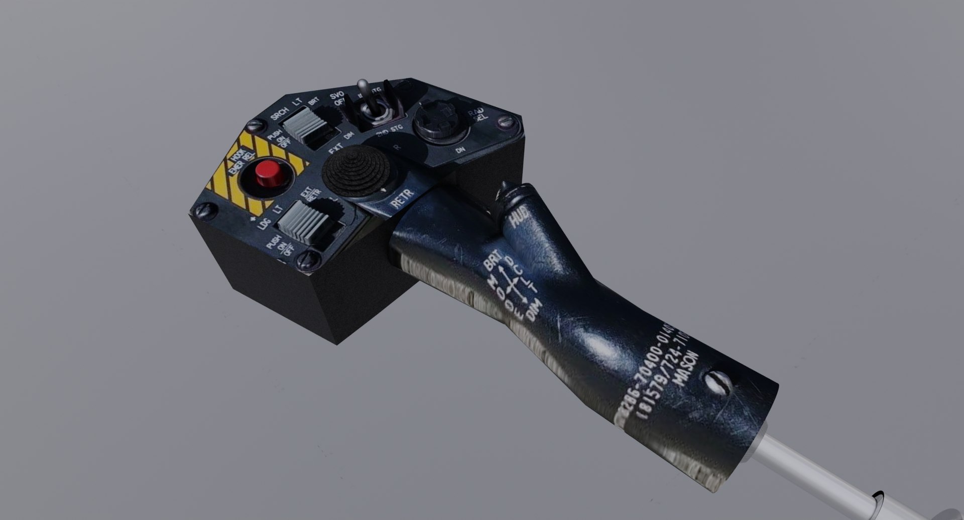 3D Black Hawk UH-60 Throttle - TurboSquid 2104421