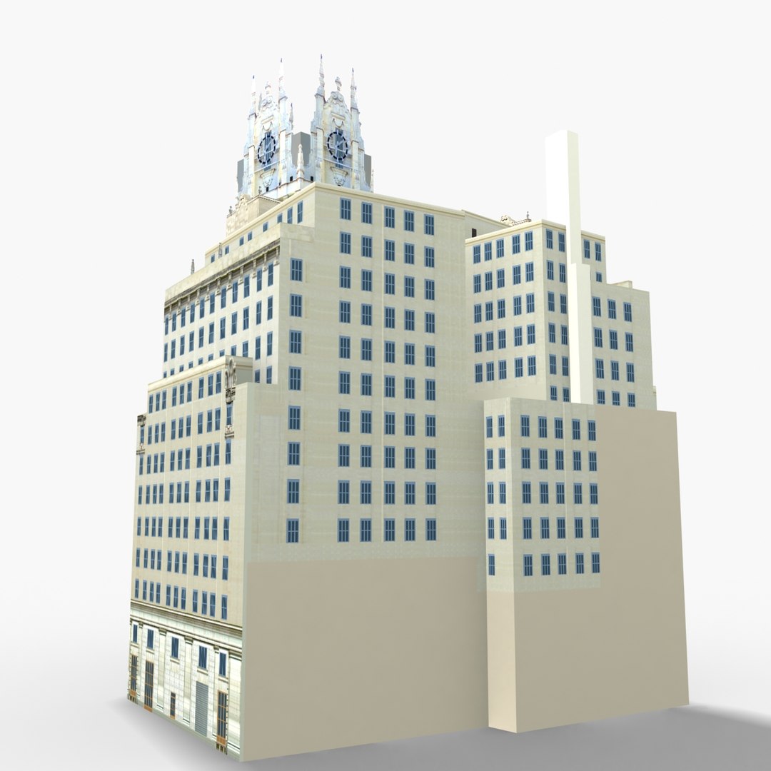 Edificio Telefonica Madrid 3D - TurboSquid 1313760