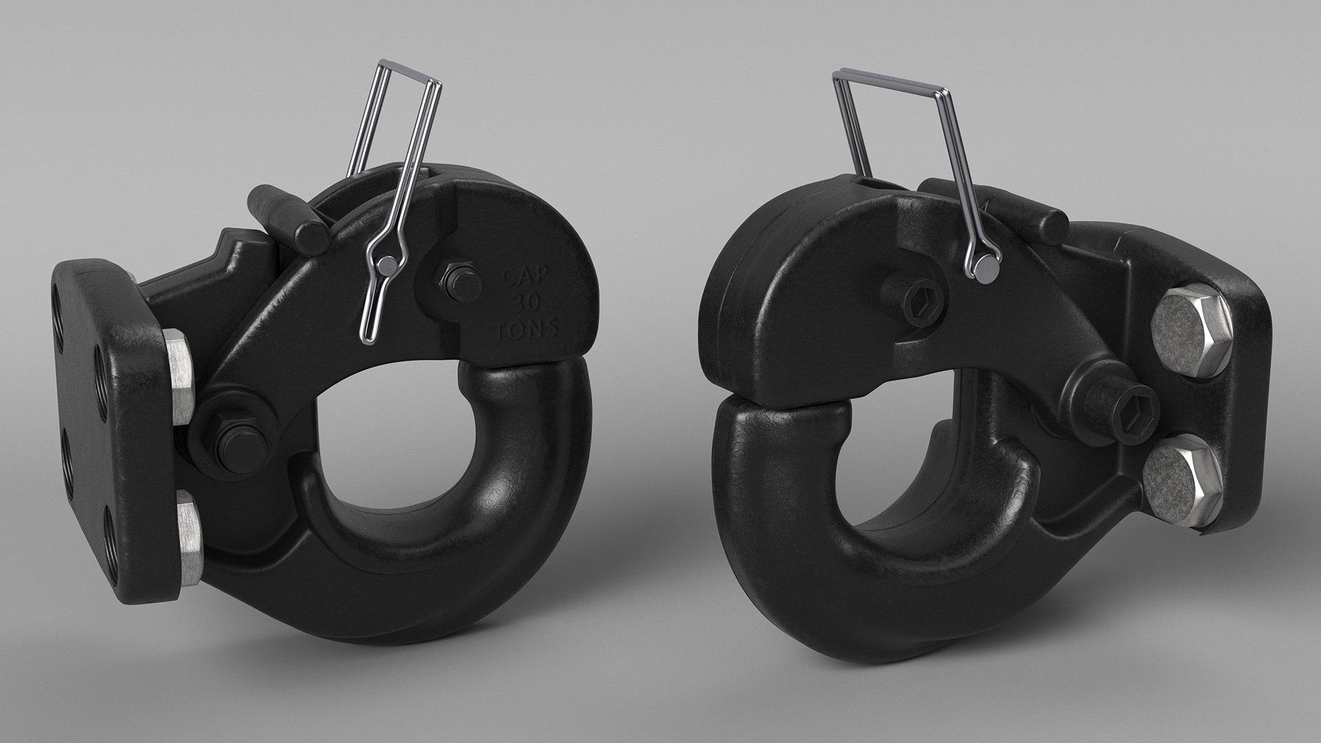 Pintle Hook Hitch 3D Model - TurboSquid 2139382