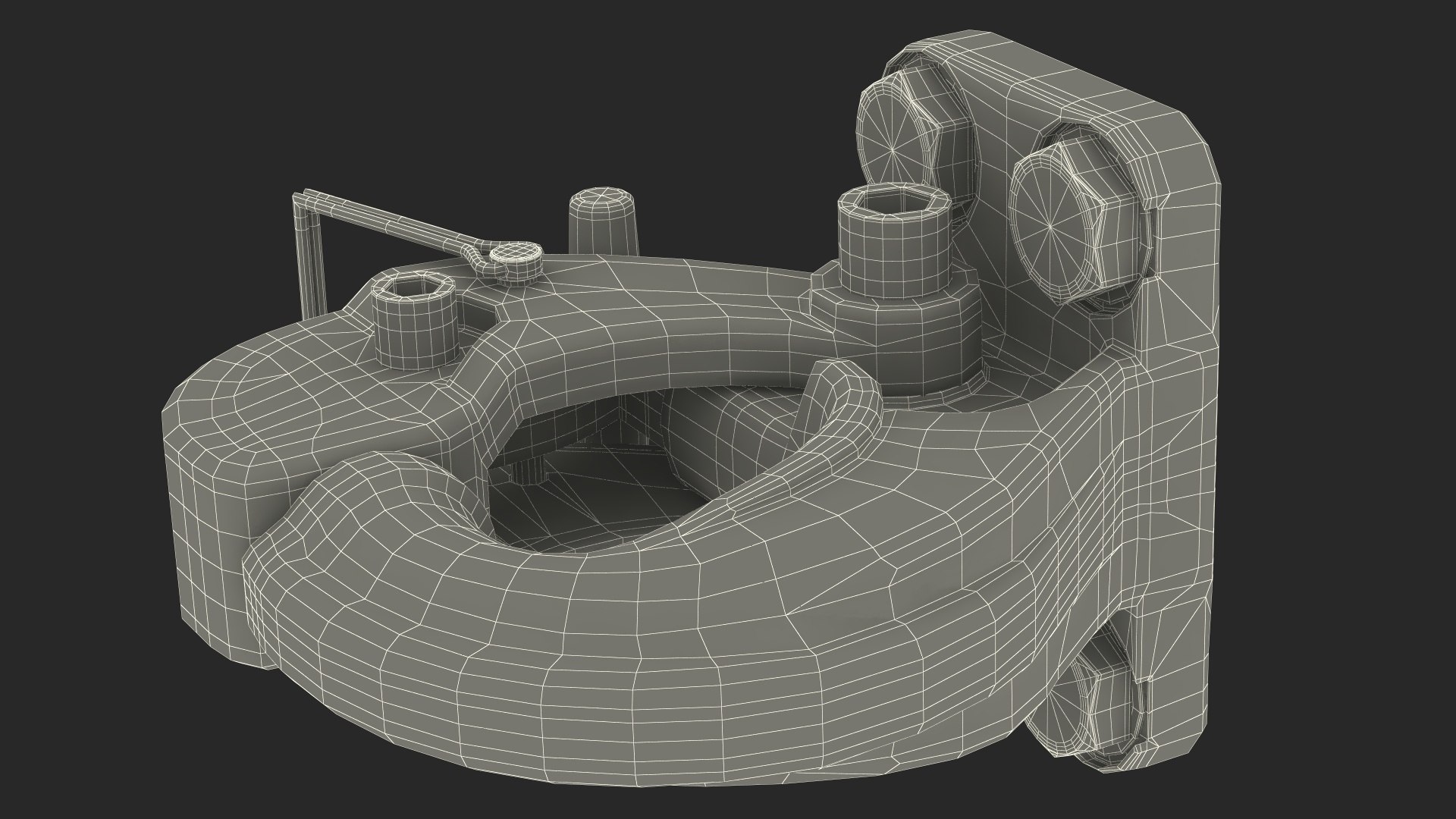 Pintle Hook Hitch 3D model - TurboSquid 2139382
