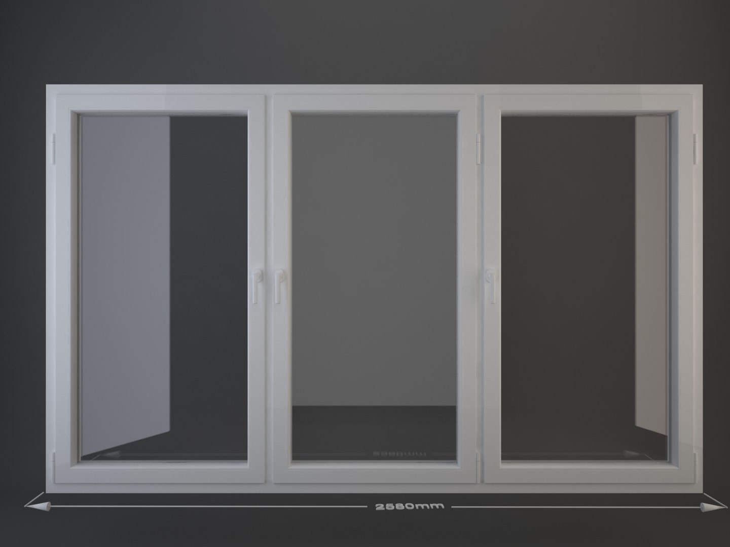 plastic window 3d 3ds