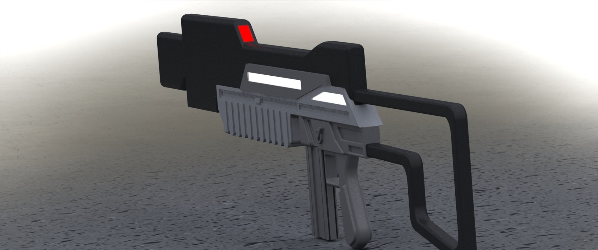 3d Model Concept Conceptual Gun