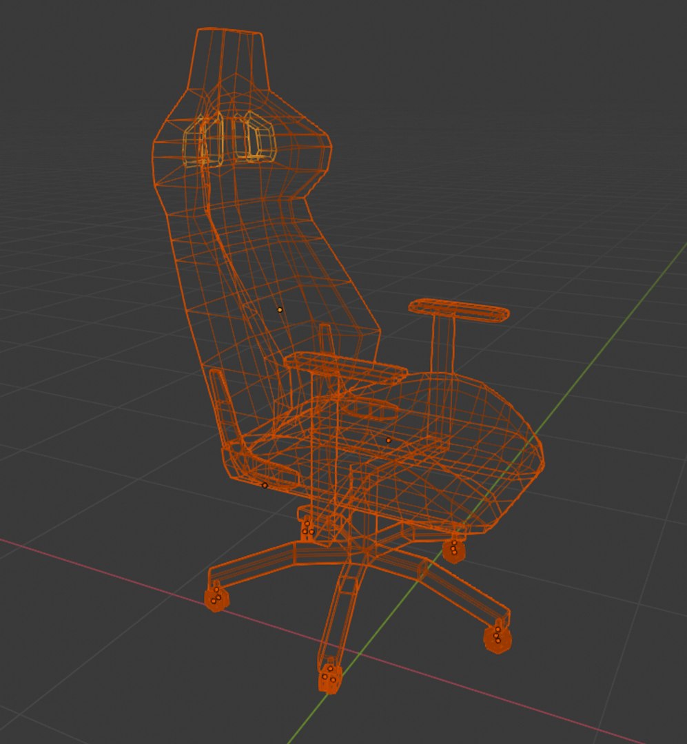 Elegant Gaming Chair 3D Model - TurboSquid 1530825