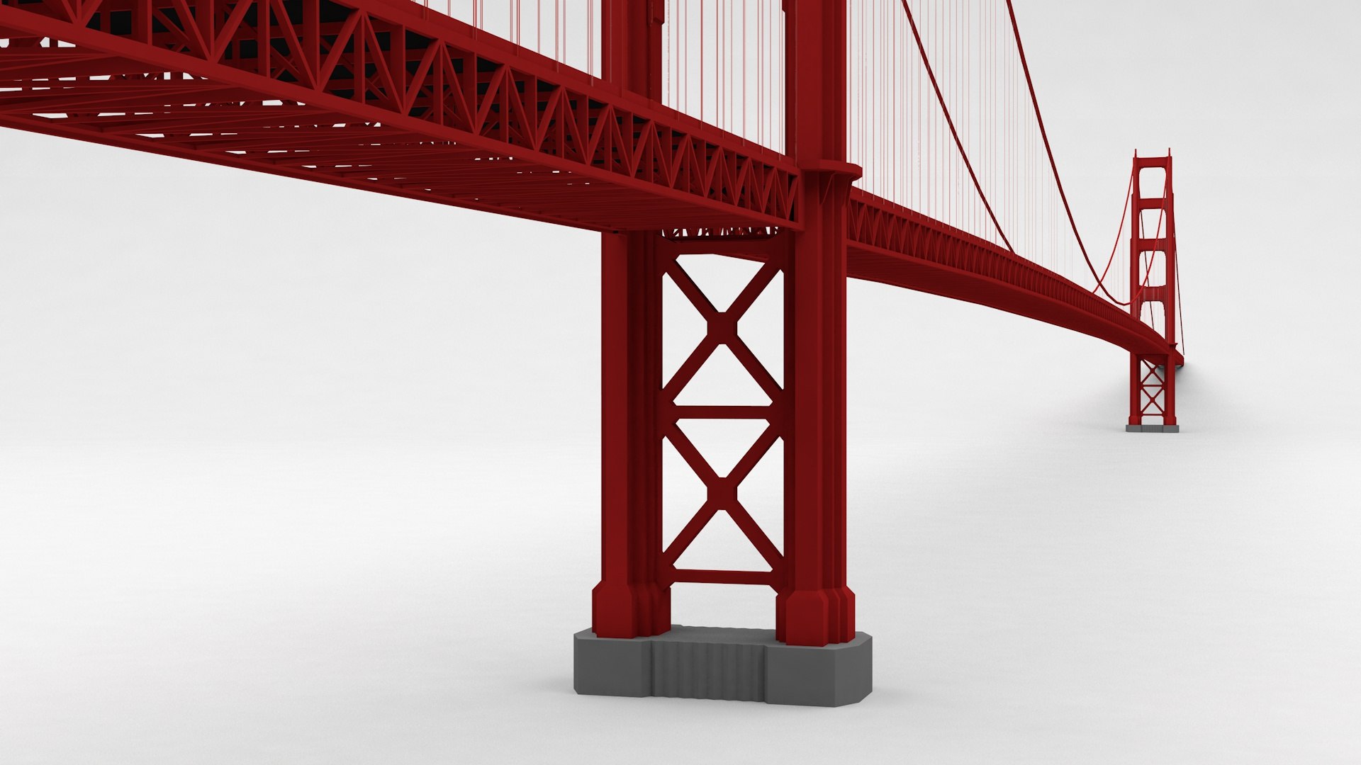 The Golden Gate Bridge 3D Model - TurboSquid 2177639