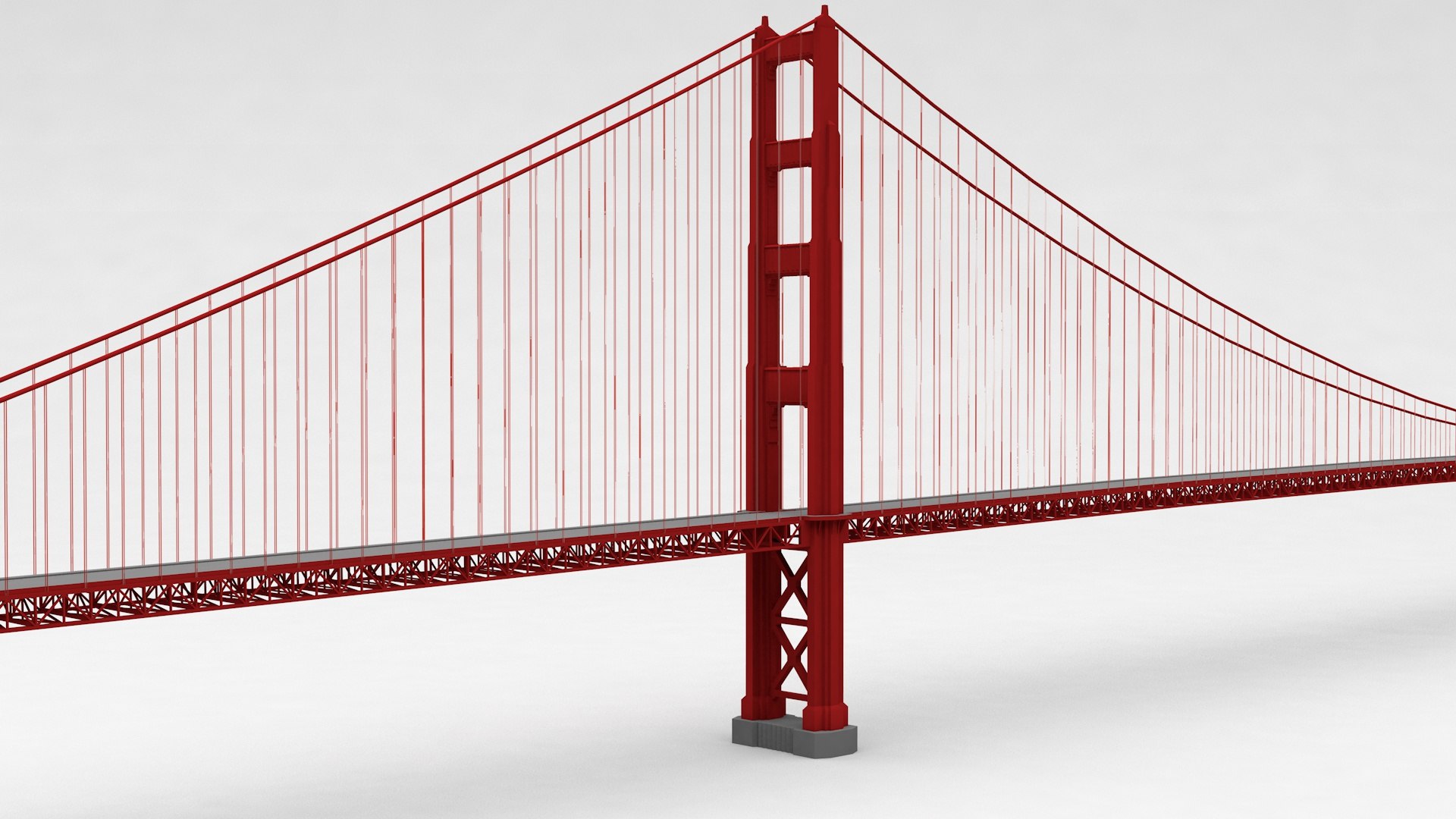 The Golden Gate Bridge 3D Model - TurboSquid 2177639