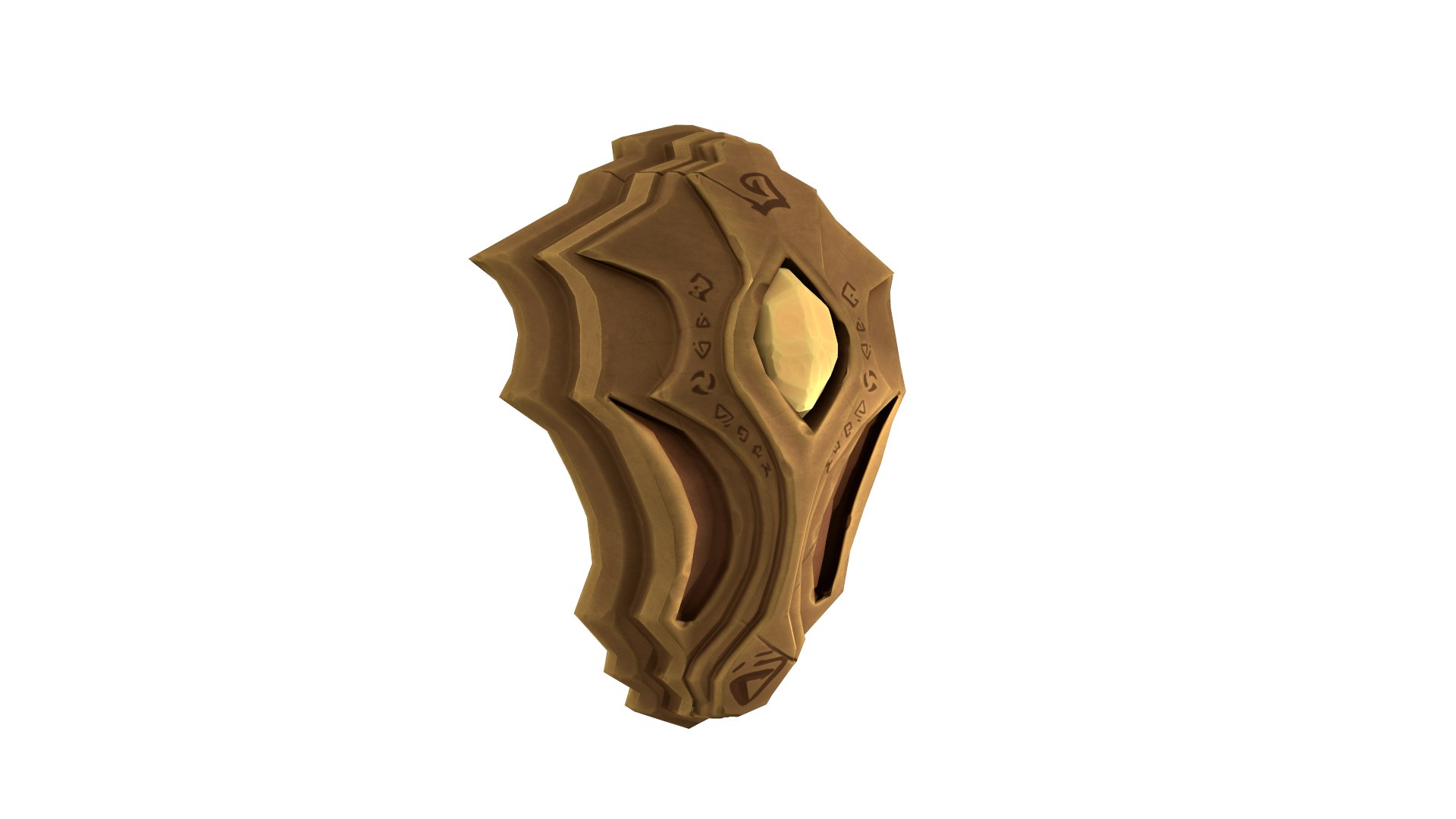 3D model stylized fantasy shield - TurboSquid 1373484