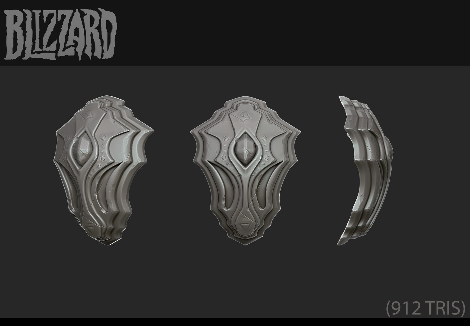 3D model stylized fantasy shield - TurboSquid 1373484