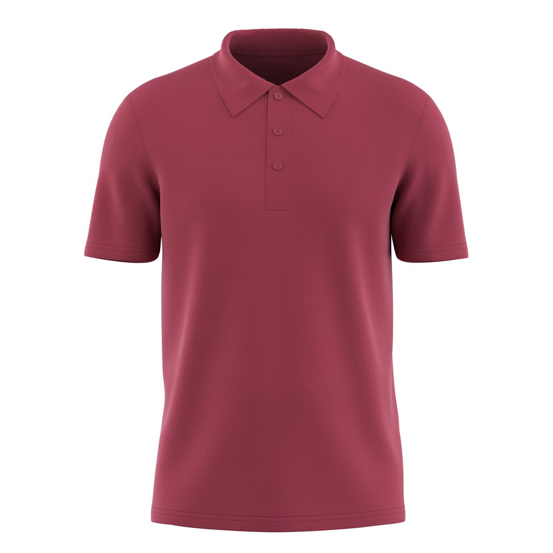 3D Sustainable Ocean Split Neck Polo Design - TurboSquid 2015165