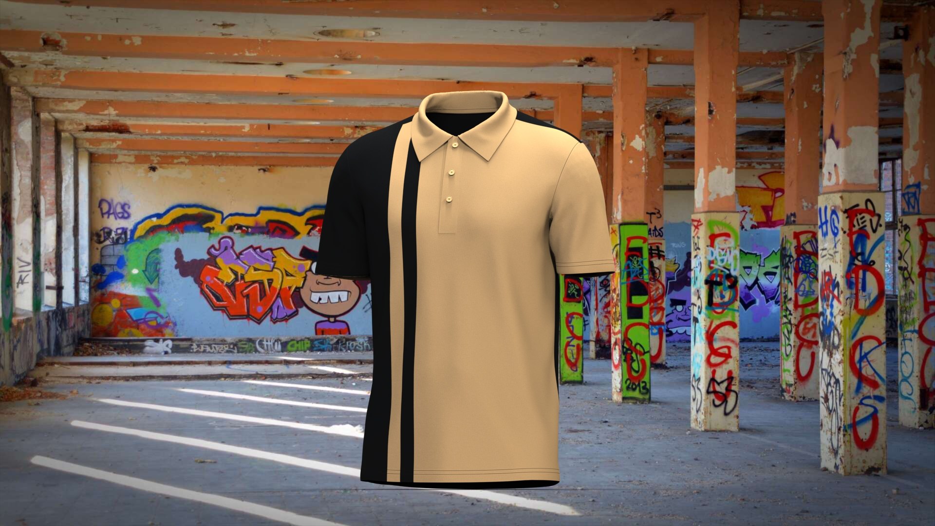 3D Sustainable Ocean Split Neck Polo Design - TurboSquid 2015165