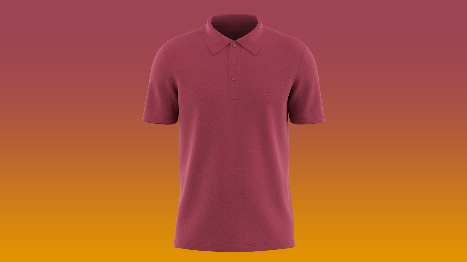 3D Sustainable Ocean Split Neck Polo Design - TurboSquid 2015165