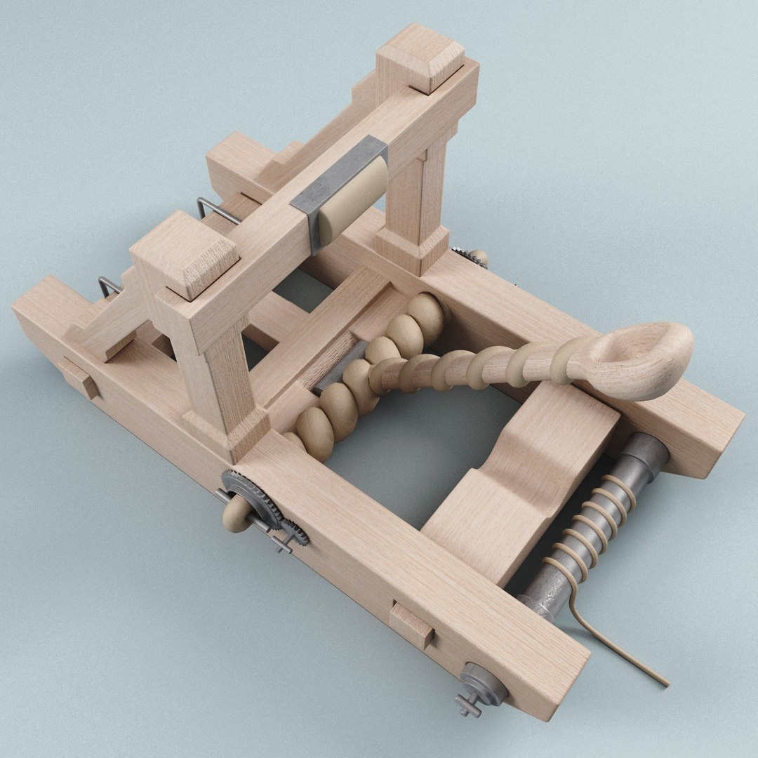 Catapult V1 3d Obj
