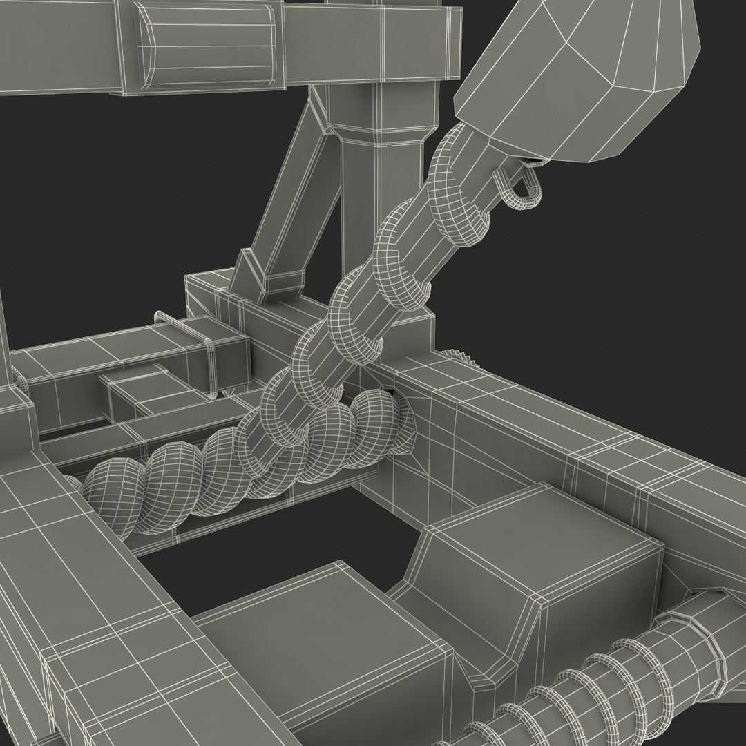 Catapult V1 3d Obj