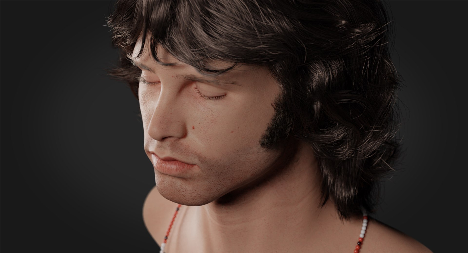 Jim Morrison Head Model - TurboSquid 1415800