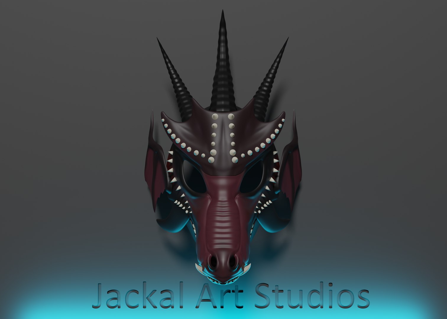 Red Dragon Mask 3D Model - TurboSquid 1719470
