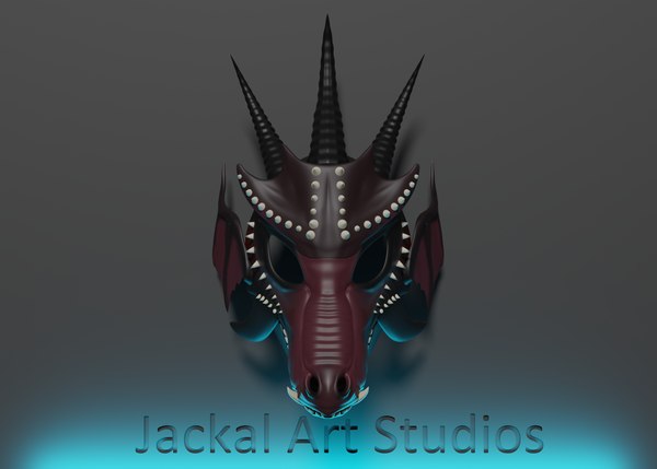 레드 드래곤 마스크 3D 모델 - TurboSquid 1719470