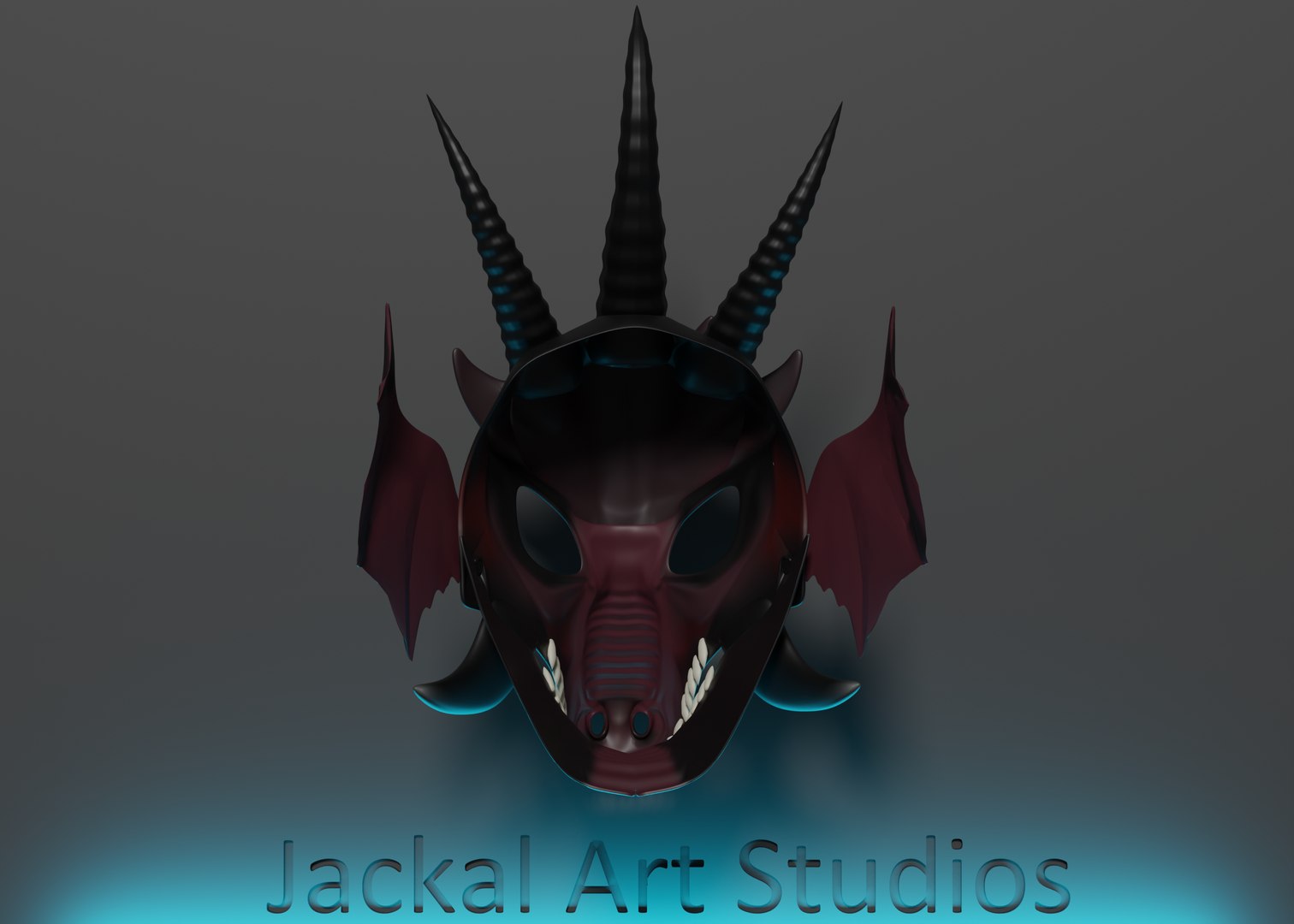 Red Dragon Mask 3D Model - TurboSquid 1719470