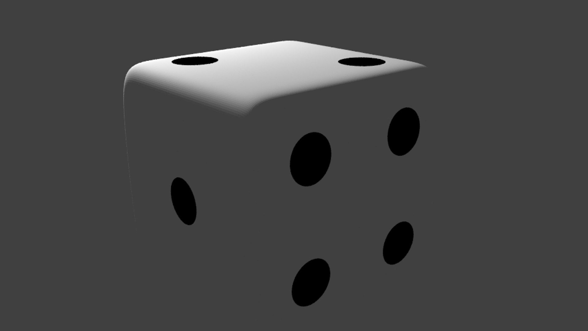 3d Model Blender Dice