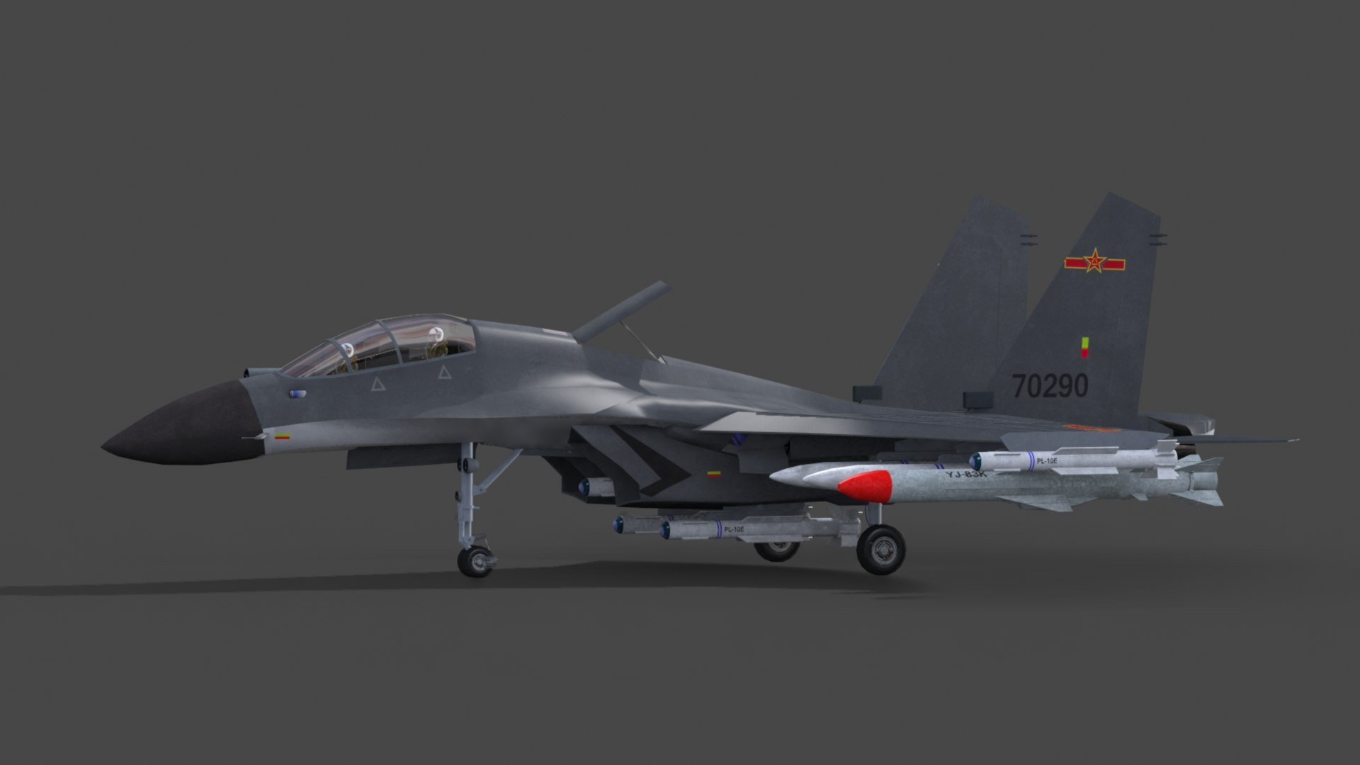 Chinese J16 Fighter Jet 3D - TurboSquid 1972167