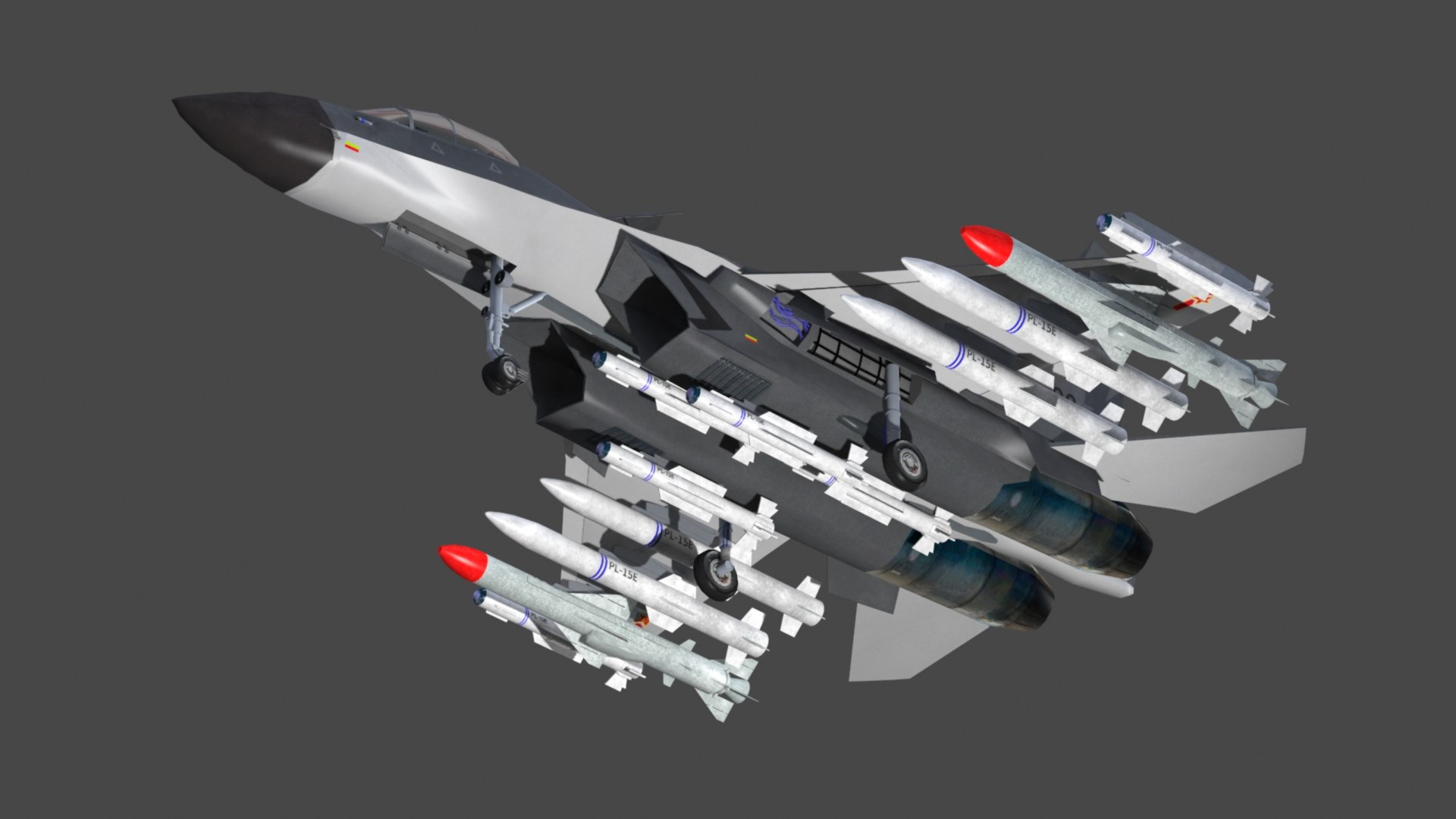 Chinese J16 Fighter Jet 3D - TurboSquid 1972167