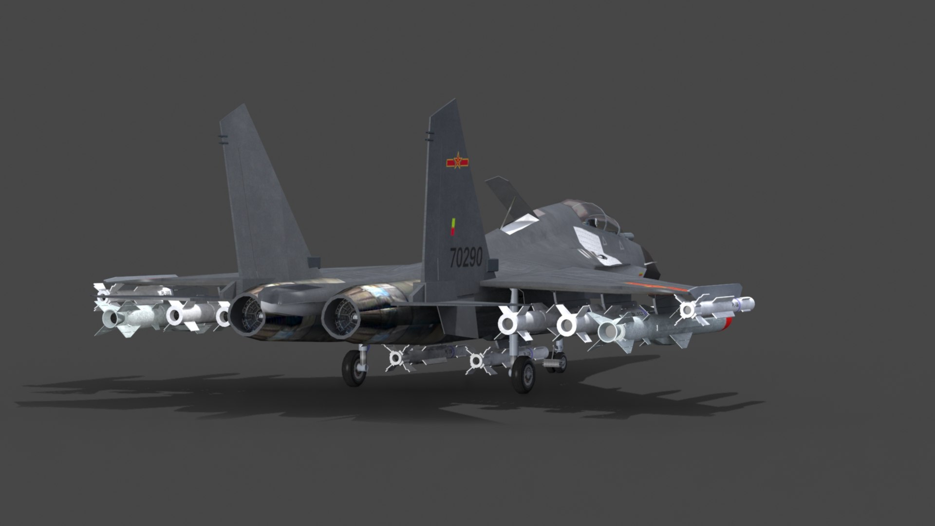 Chinese J16 Fighter Jet 3D - TurboSquid 1972167
