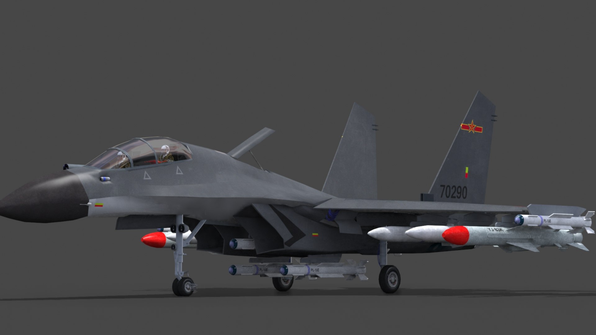 Chinese J16 Fighter Jet 3D - TurboSquid 1972167