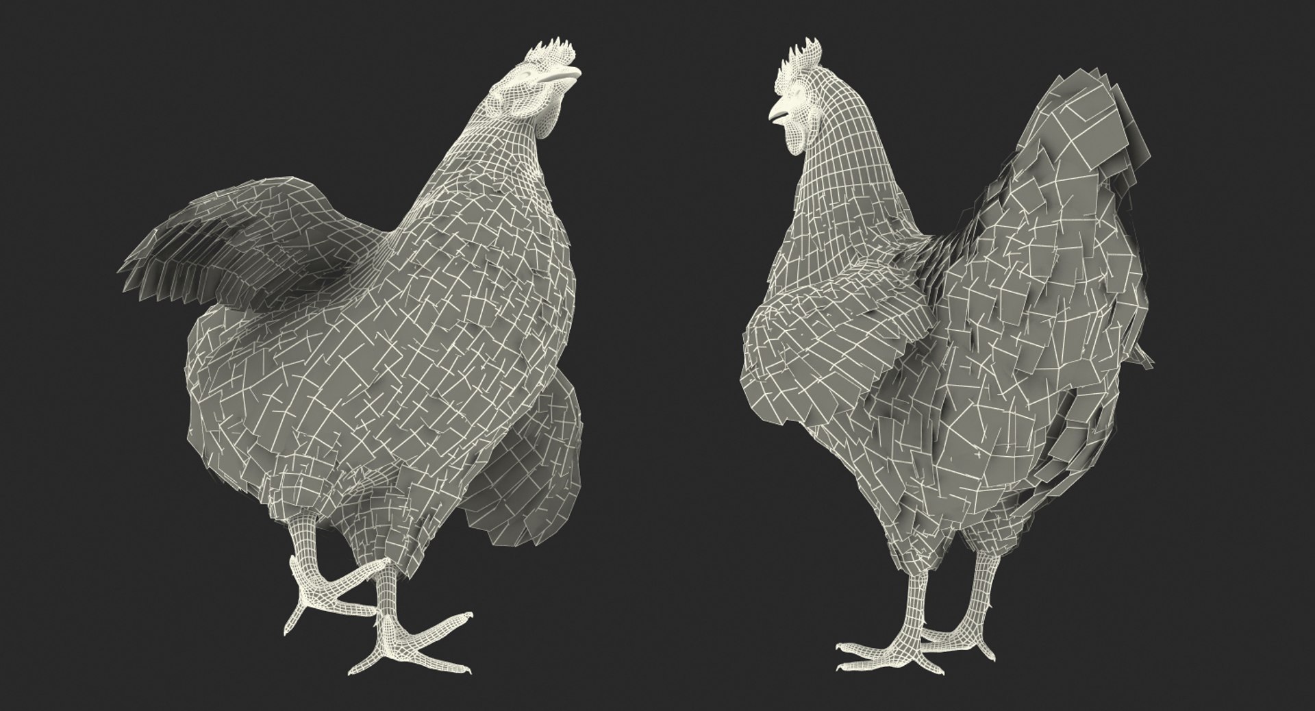 Brown chicken rigged 3D model - TurboSquid 1153594