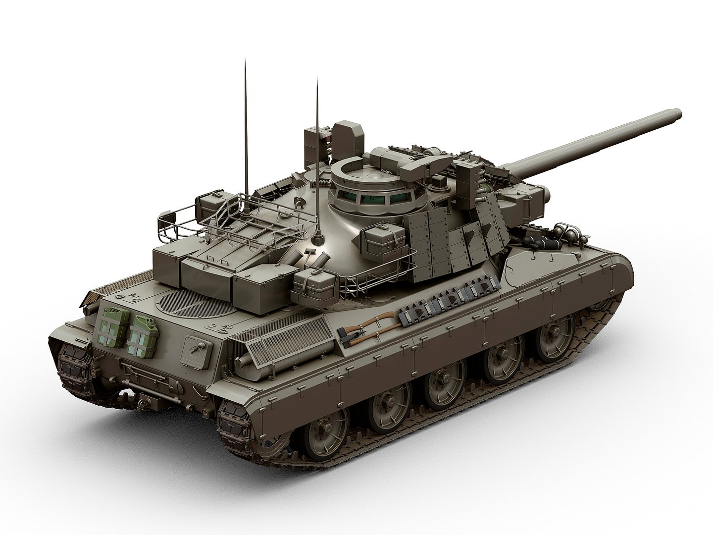 AMX-30 B2 Brennus 3D Model - TurboSquid 2094711