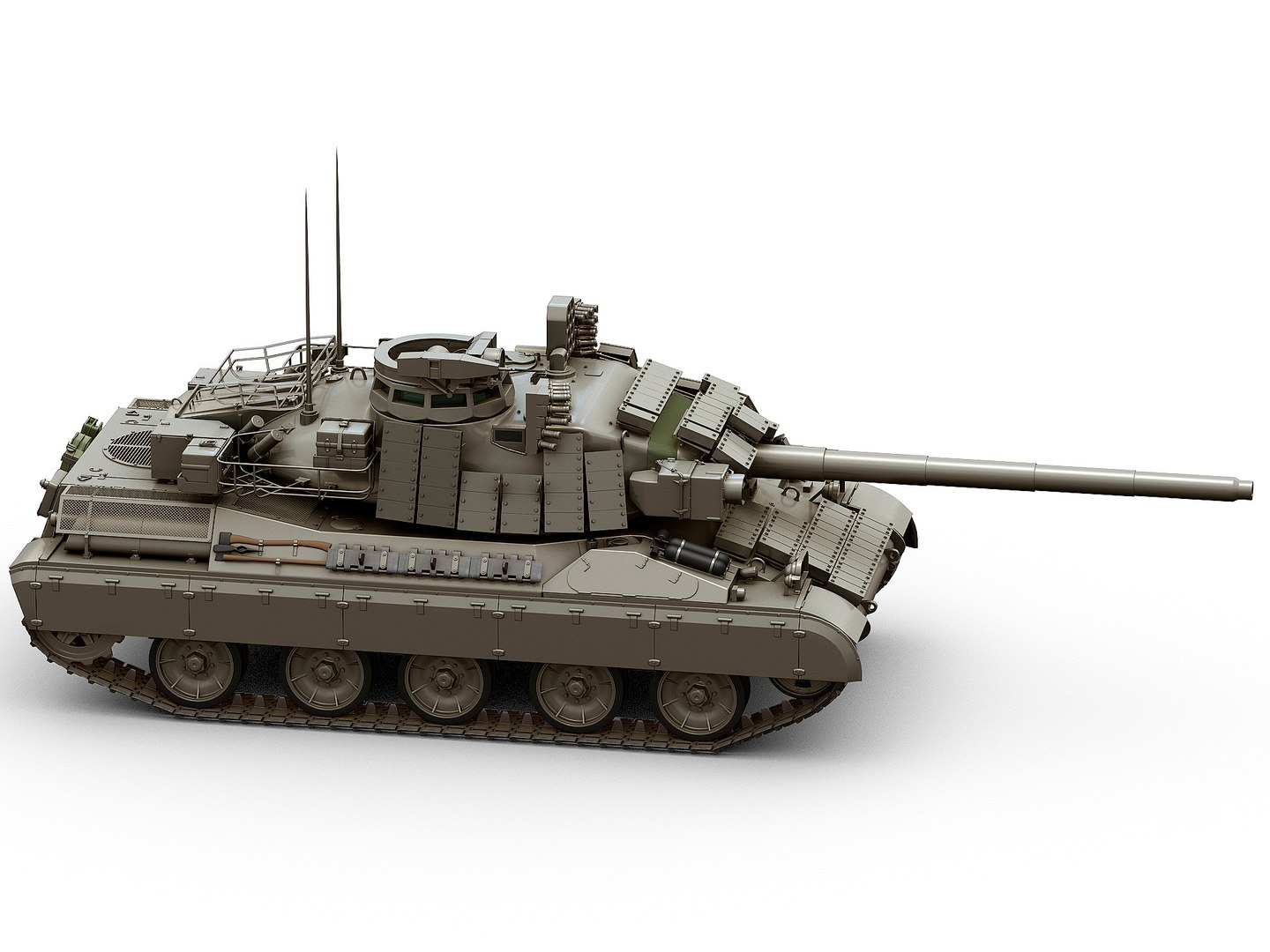 AMX-30 B2 Brennus 3D Model - TurboSquid 2094711