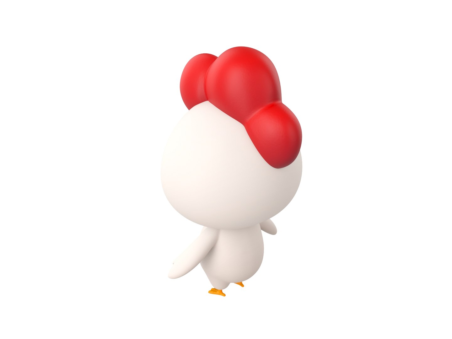 3D chicken chick character model - TurboSquid 1672862