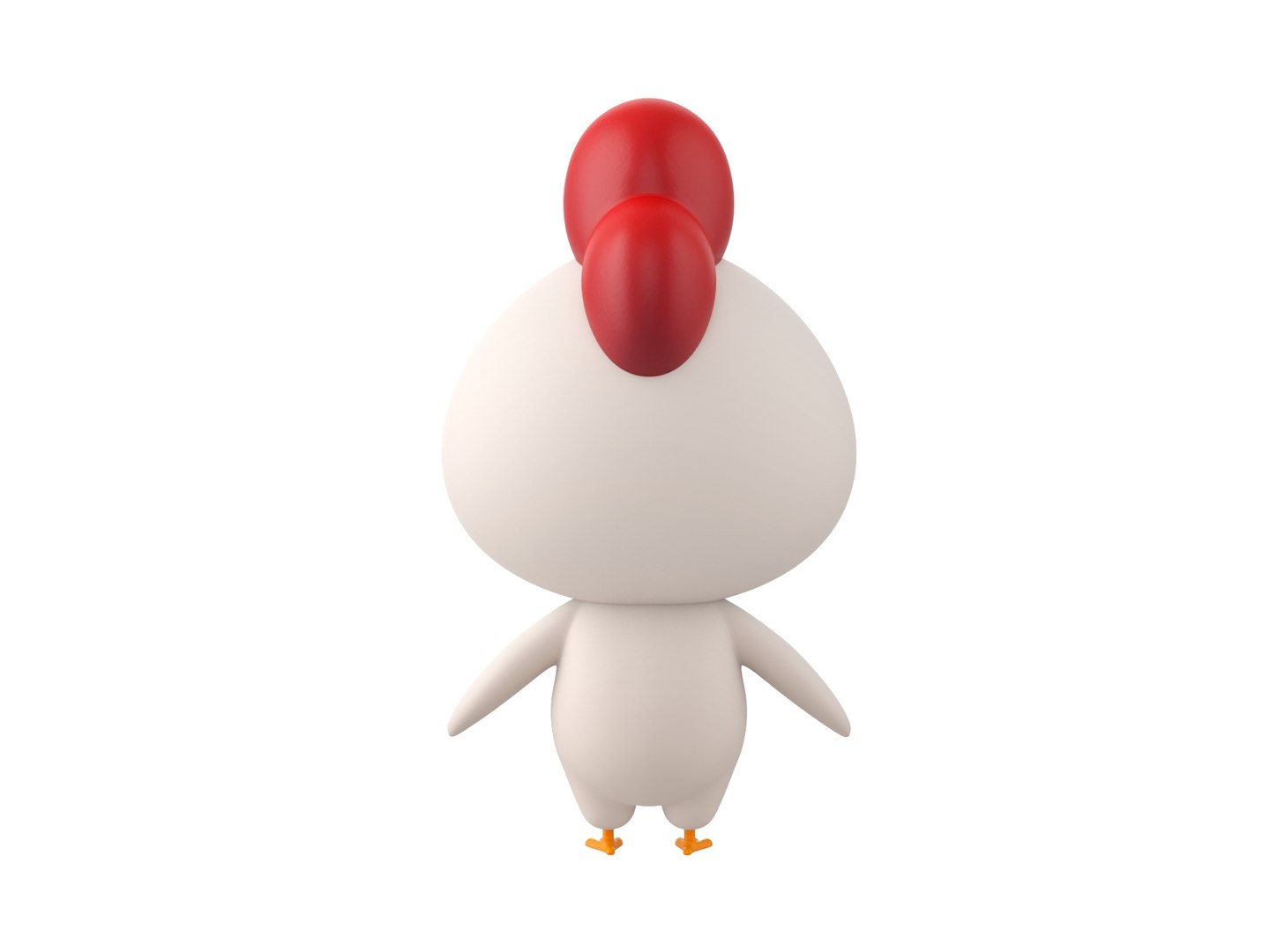 3D chicken chick character model - TurboSquid 1672862