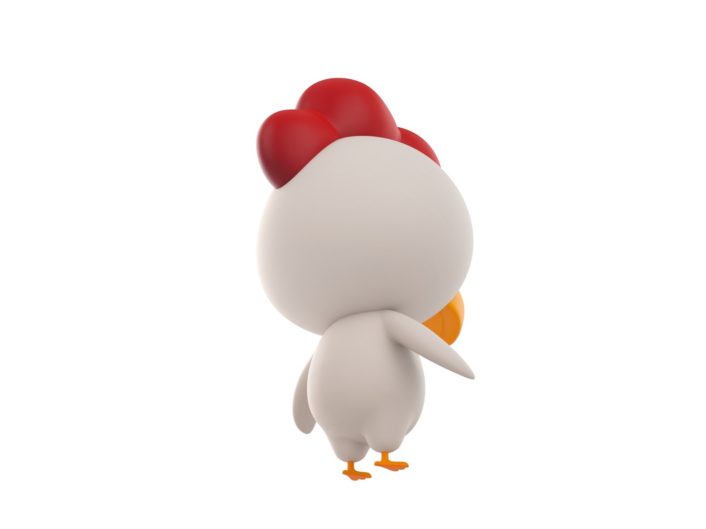 3D chicken chick character model - TurboSquid 1672862
