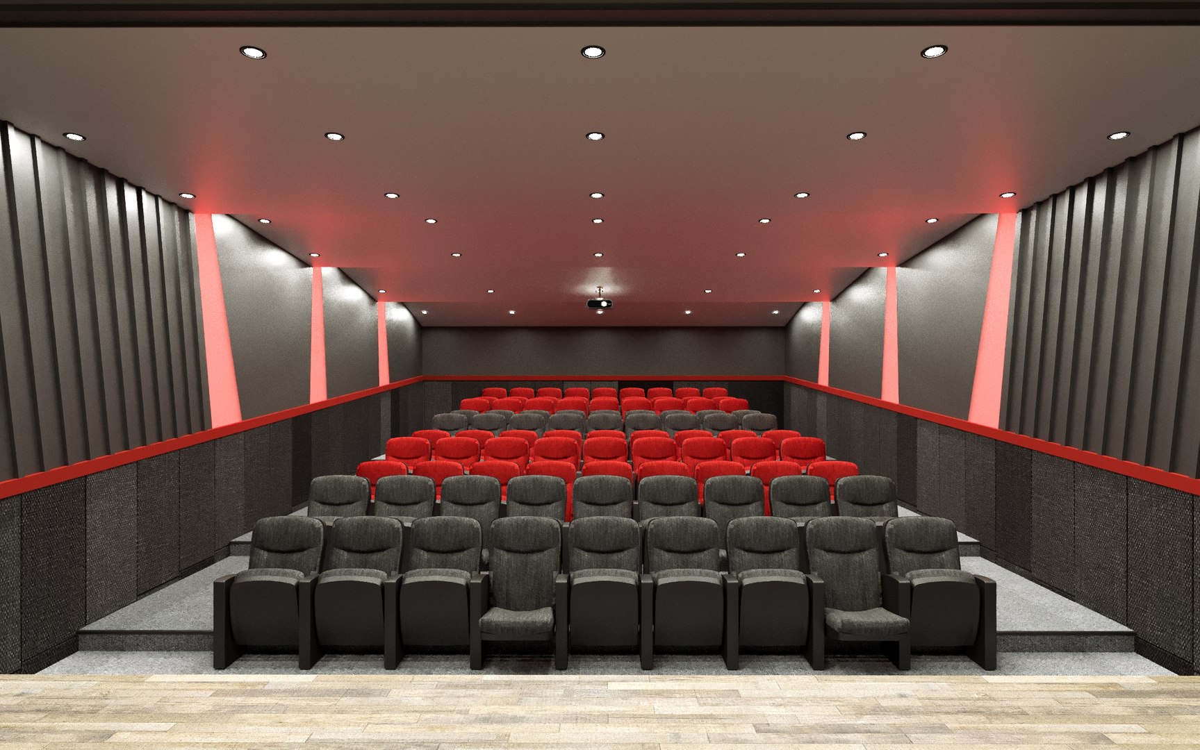 3D theater hall design - TurboSquid 1692234