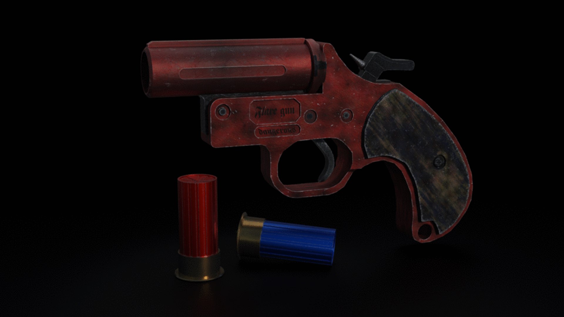 3D Model FlareGun - TurboSquid 2086383