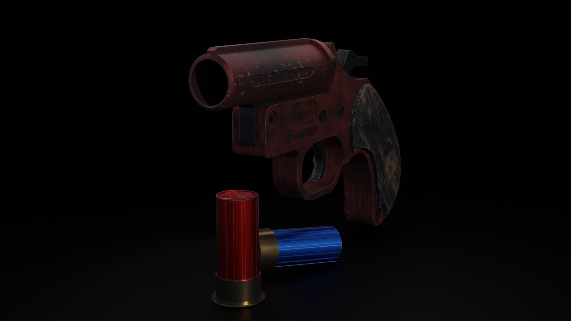 3D Model FlareGun - TurboSquid 2086383