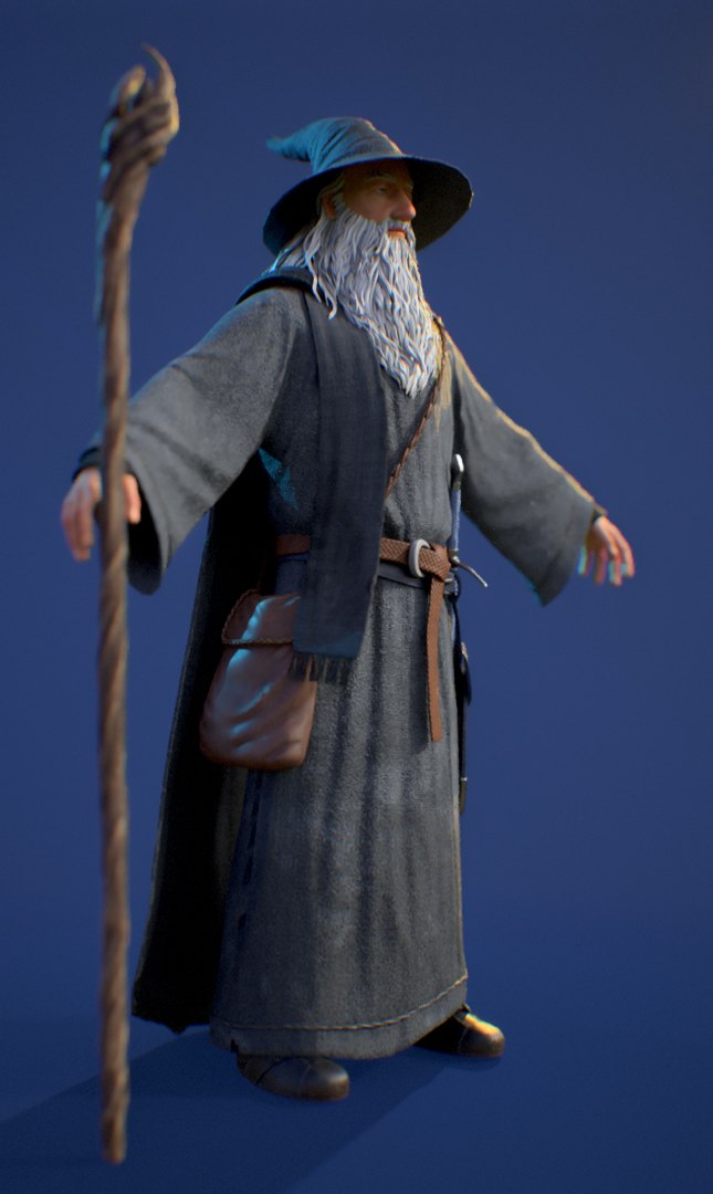 Gandalf 3D Model - TurboSquid 2350072