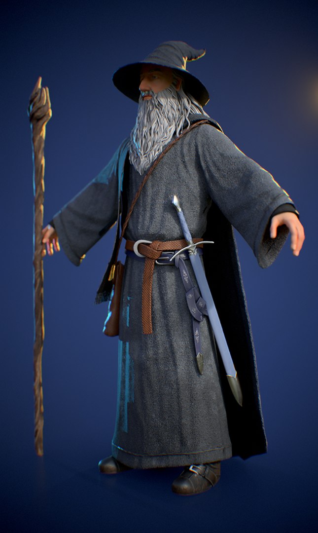 Gandalf 3D Model - TurboSquid 2350072