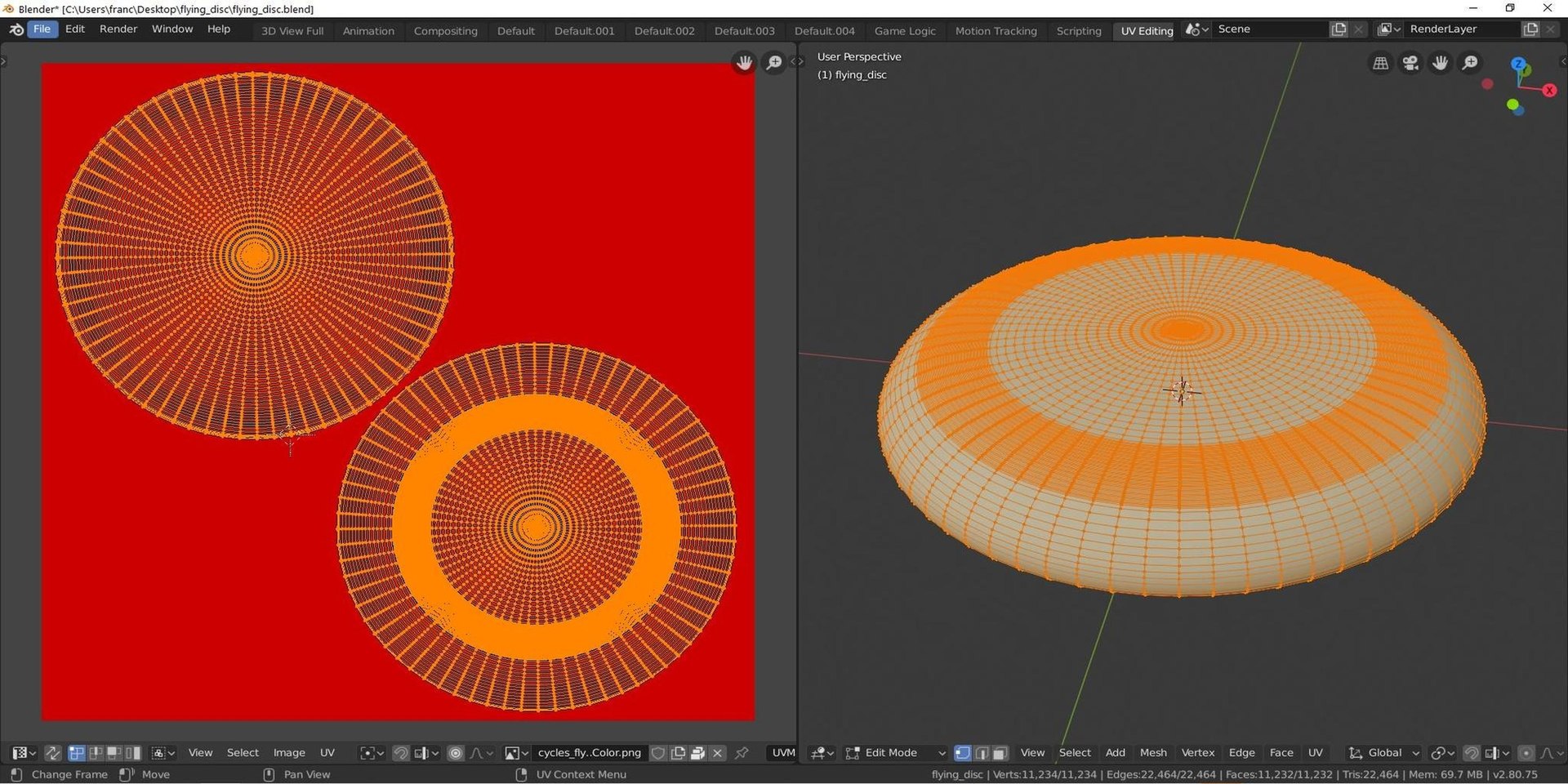 3D Flying Disc - TurboSquid 1467026