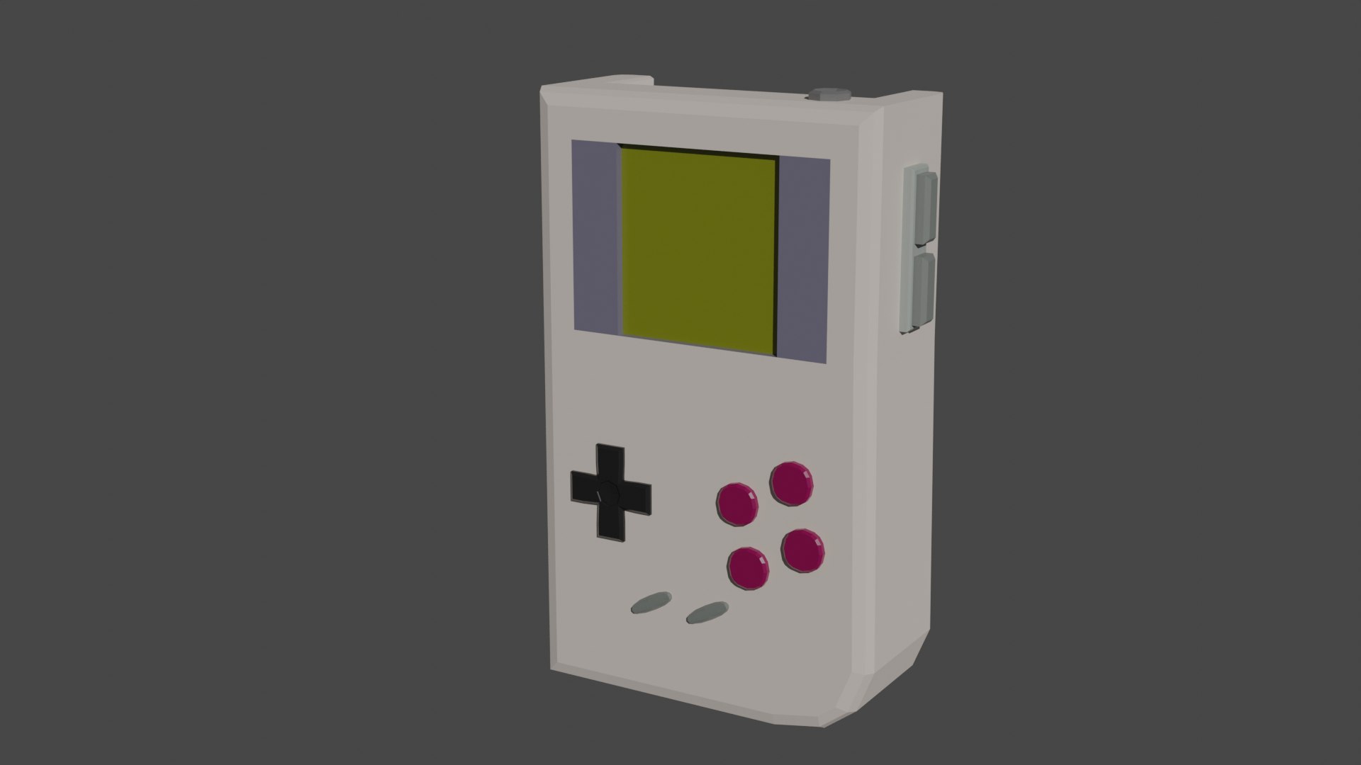 Game Boy Simple Model 3D Model - TurboSquid 1977443
