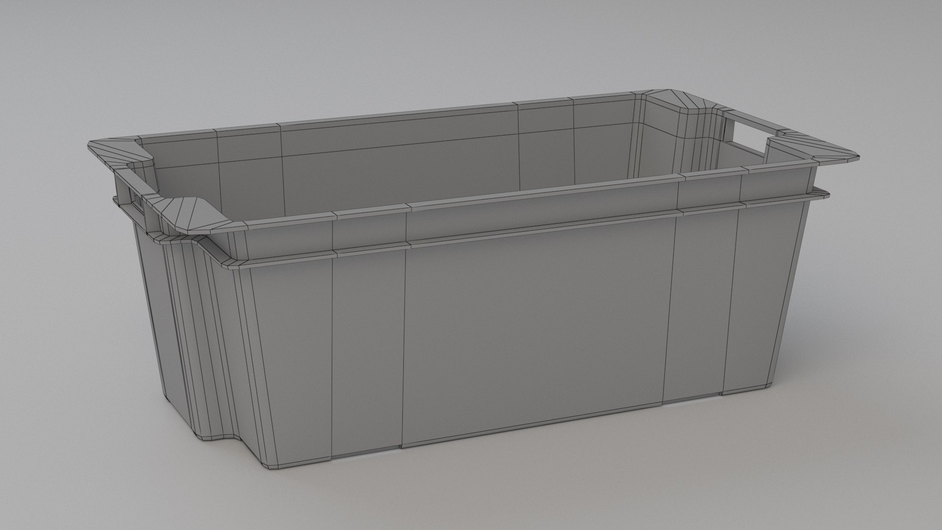 Plastic Crate 3D Model - TurboSquid 1996187