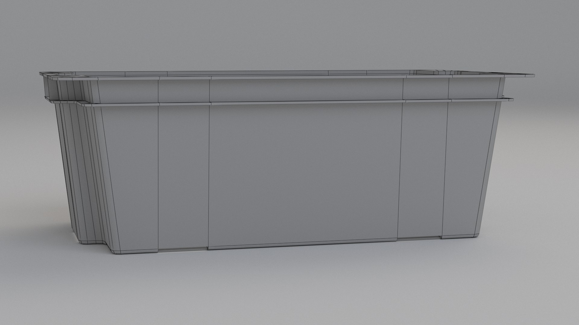 Plastic Crate 3D Model - TurboSquid 1996187