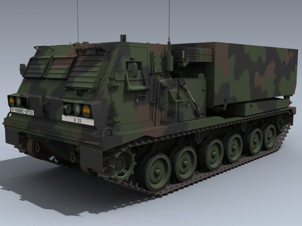 m270 mlrs nato 3d model