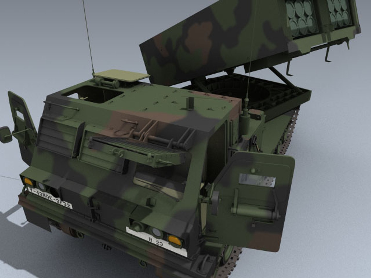 M270 Mlrs Nato 3d Model