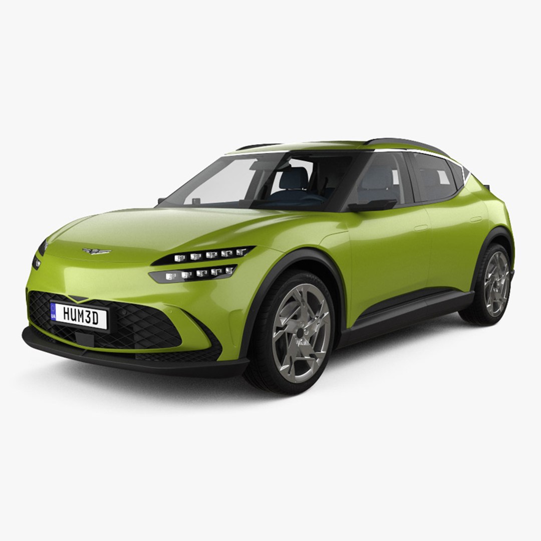 modelo 3d Genesis GV60 with HQ interior 2022 - TurboSquid 1995026