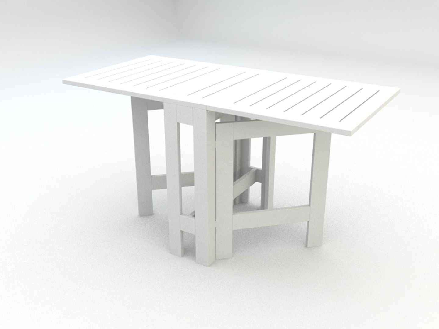 3d Model Ikea Applaro 2 Folding